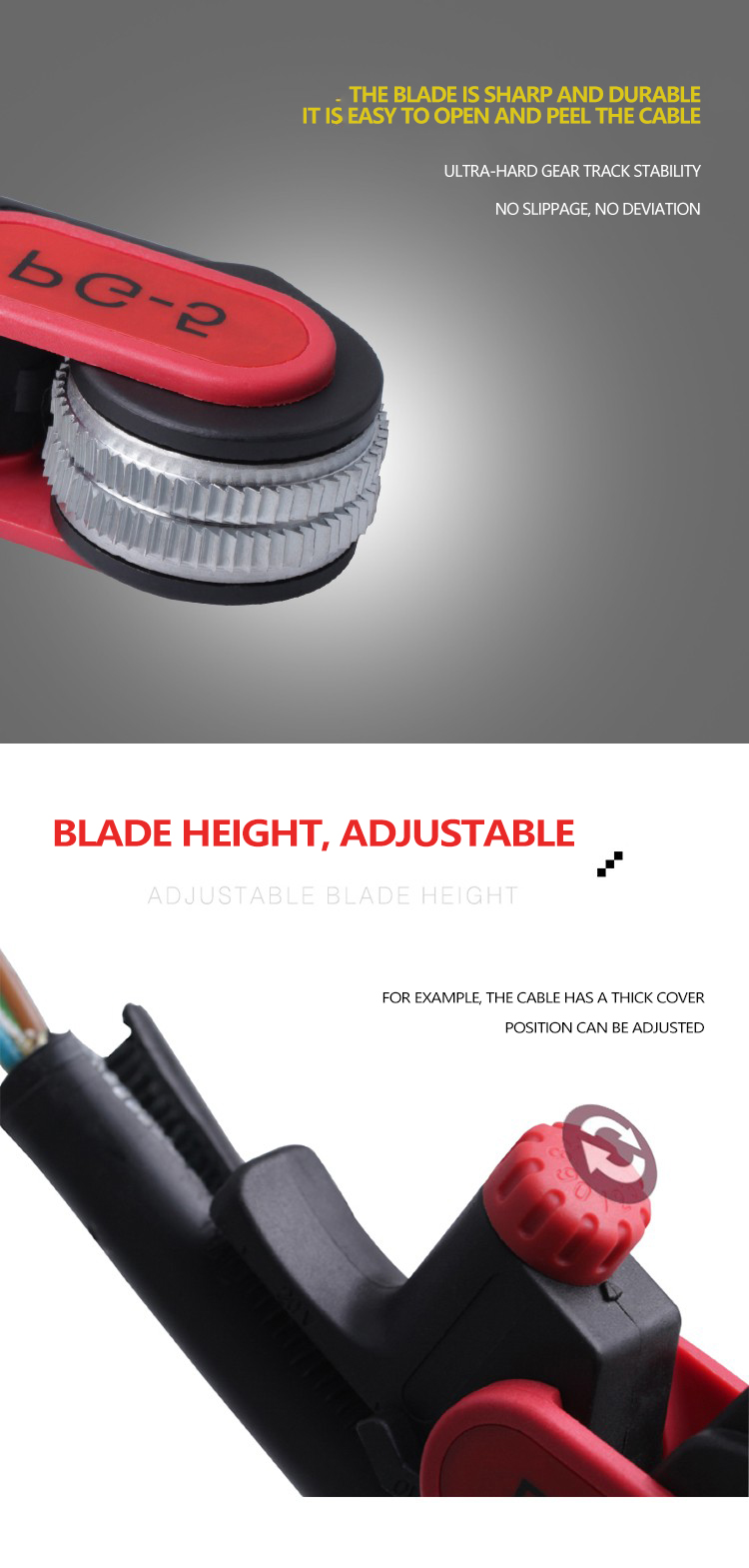 Outdoor cable longitudinal slitter PG-5