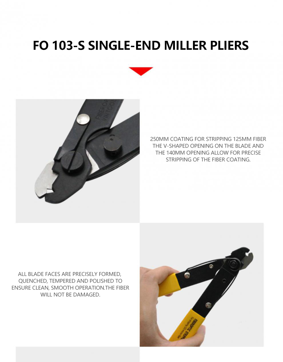 FO Cable stripper FO103-S