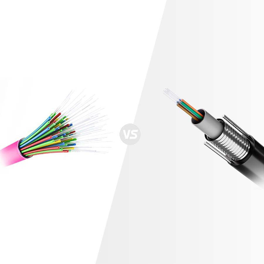Choosing the Right Patch Cable: Regular vs. armoured Fiber Optic Cables